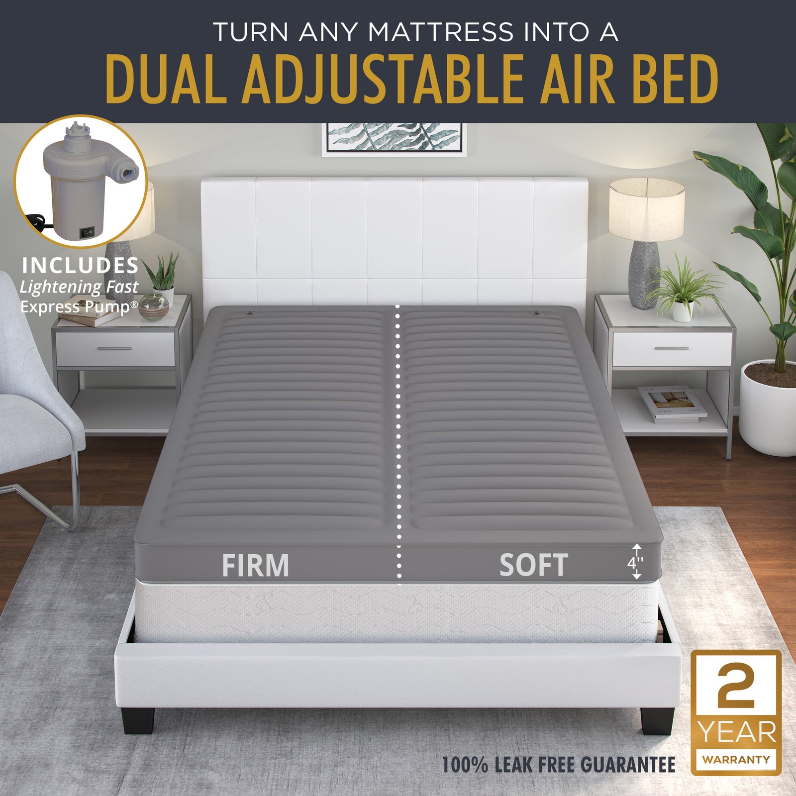 TopAire® Supreme Adjustable Mattress Topper